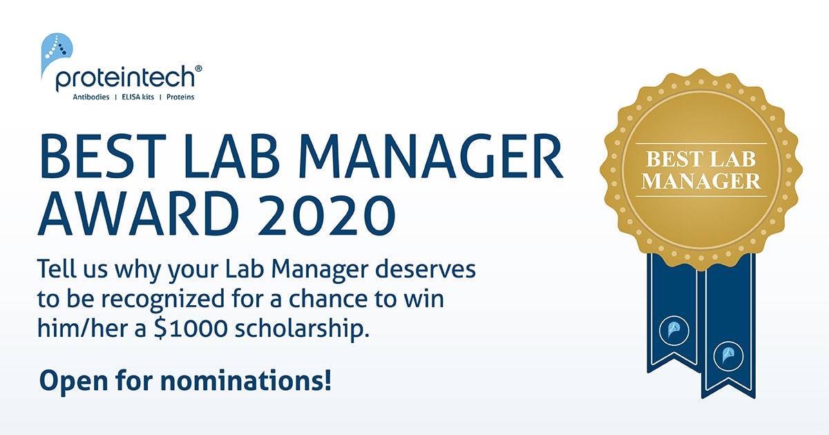 Best Lab Manager Award | Proteintech Group