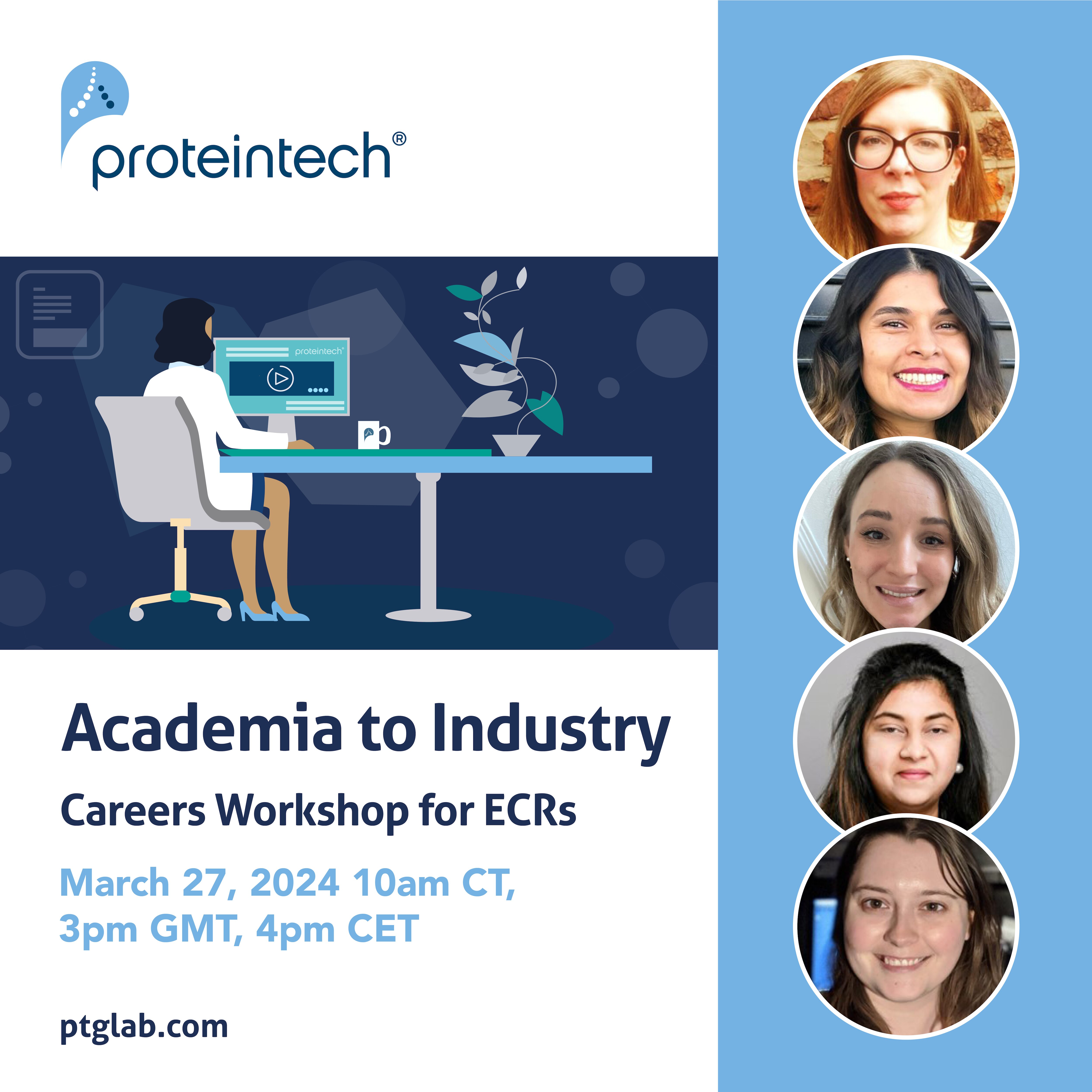 Academia to Industry Careers Workshop for ECRs | Proteintech Group