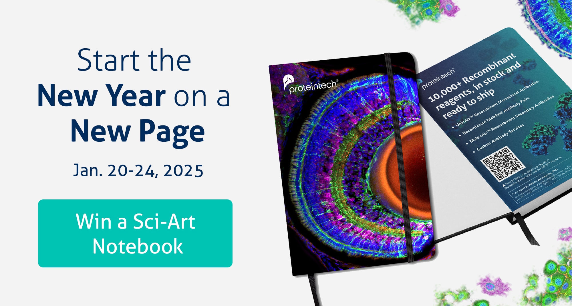 Sci-art Lab Notebook Giveaway | Proteintech Group