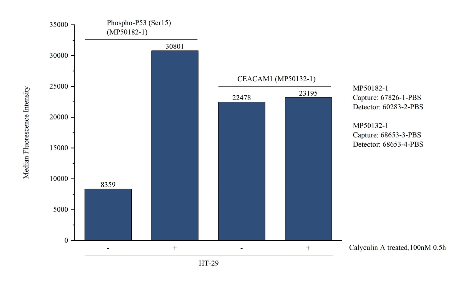 Phospho-P53 (Ser15) Monoclonal Matched Antibody Pair, PBS Only antibody ...